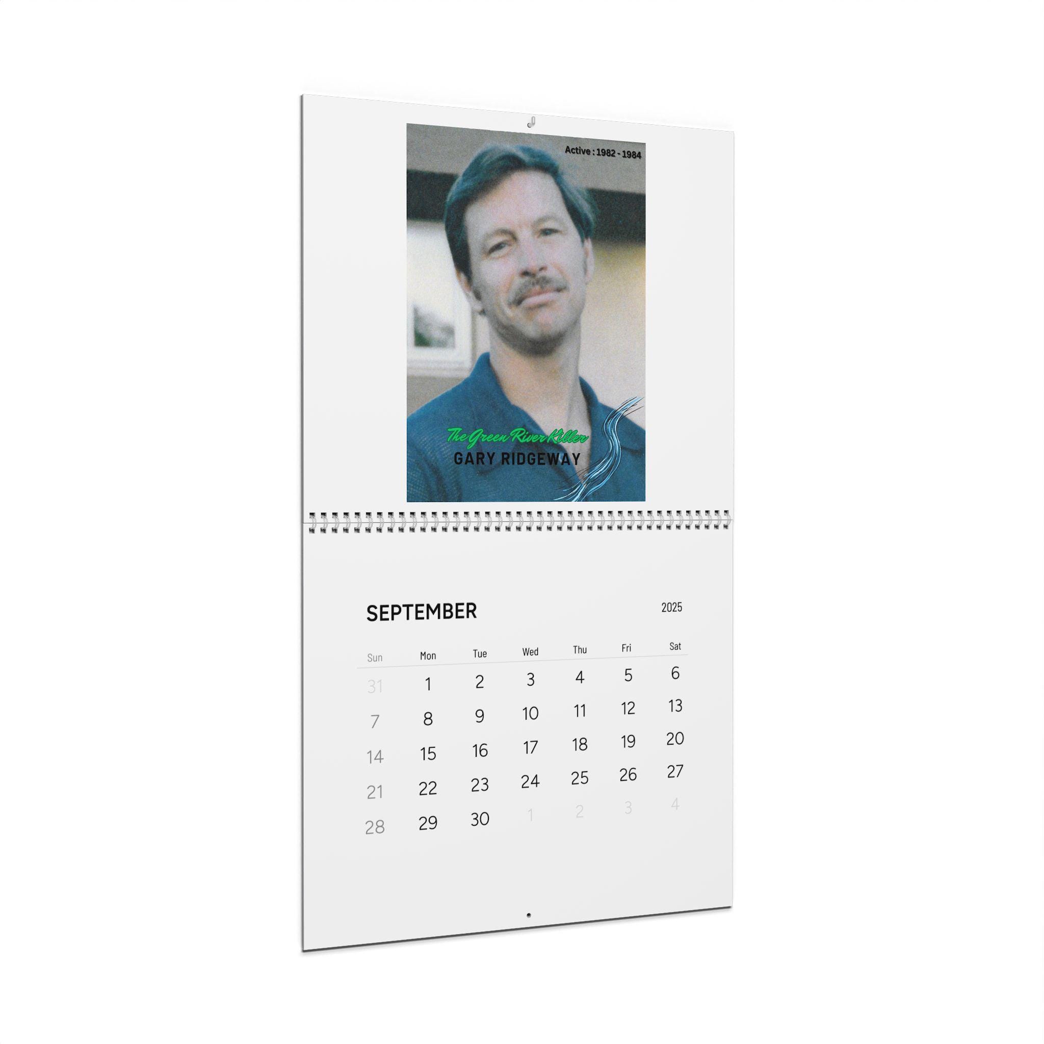 Serial Killer Wall Calendar 2025 - Original - Etsy