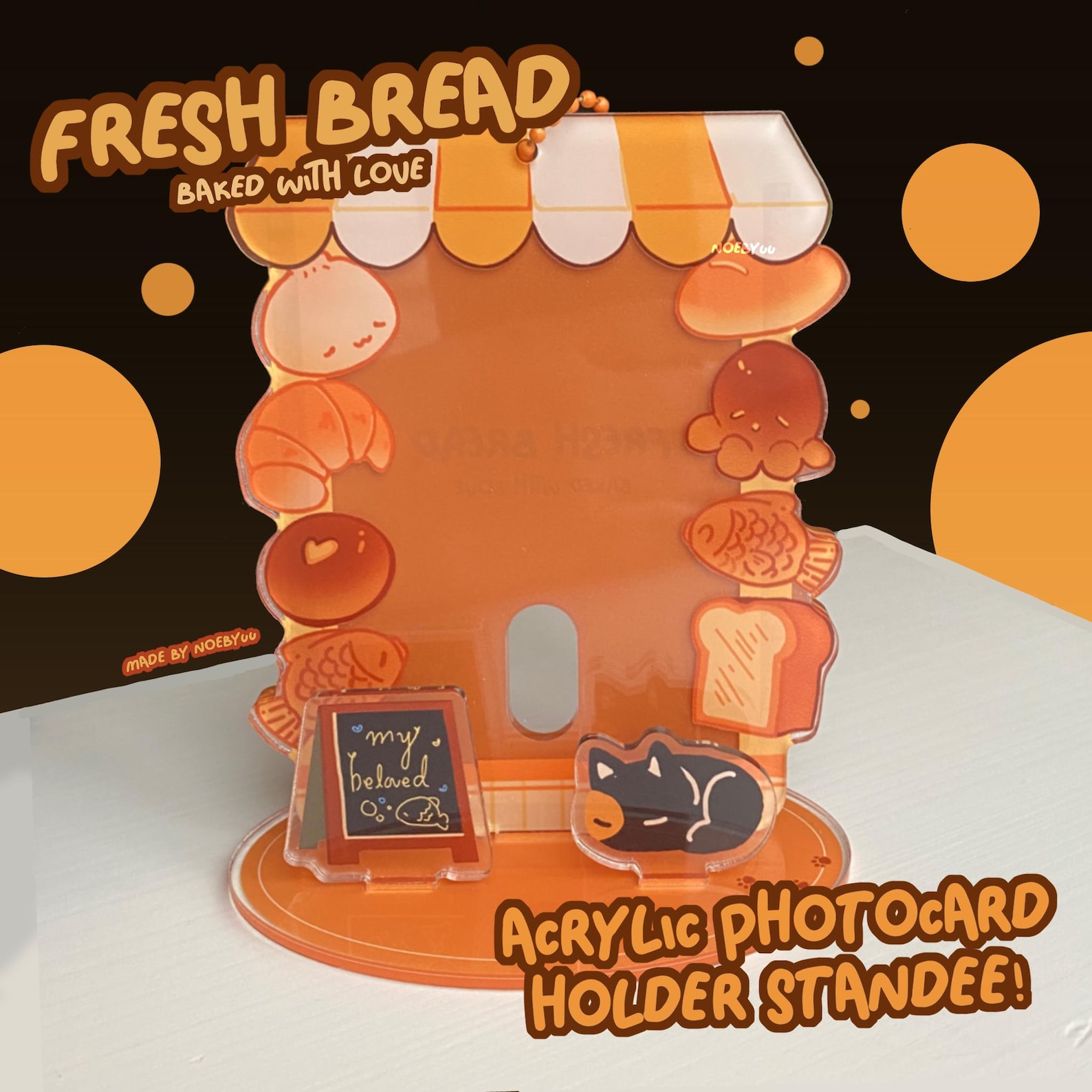 Photocard Holder Standee - Fresh Bread - Etsy