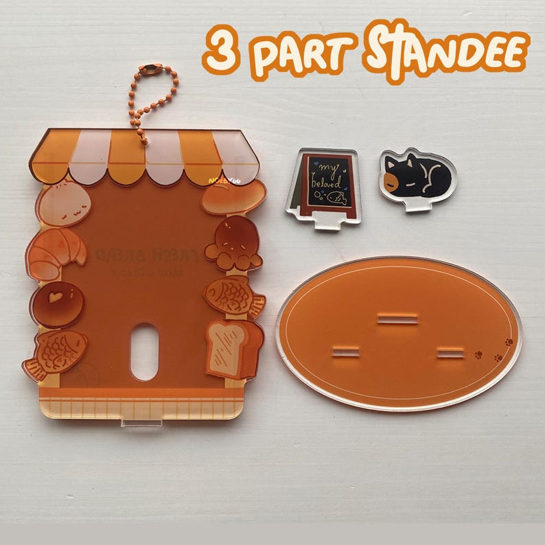 Photocard Holder Standee - Fresh Bread - Etsy