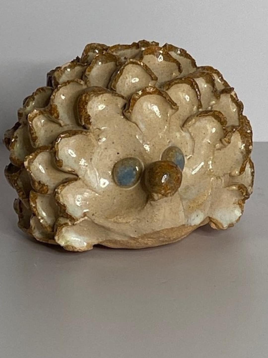 Handcrafted Clay Art Pottery Hedgehog Figurine - Etsy