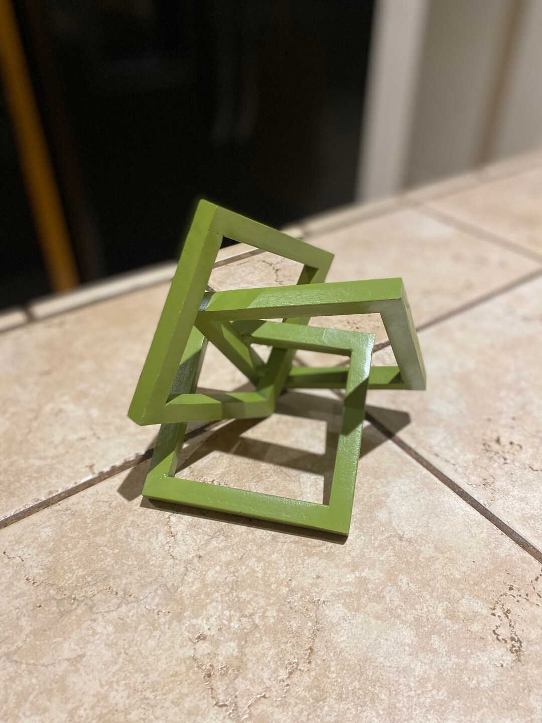 Lime Green Metal Art - Etsy
