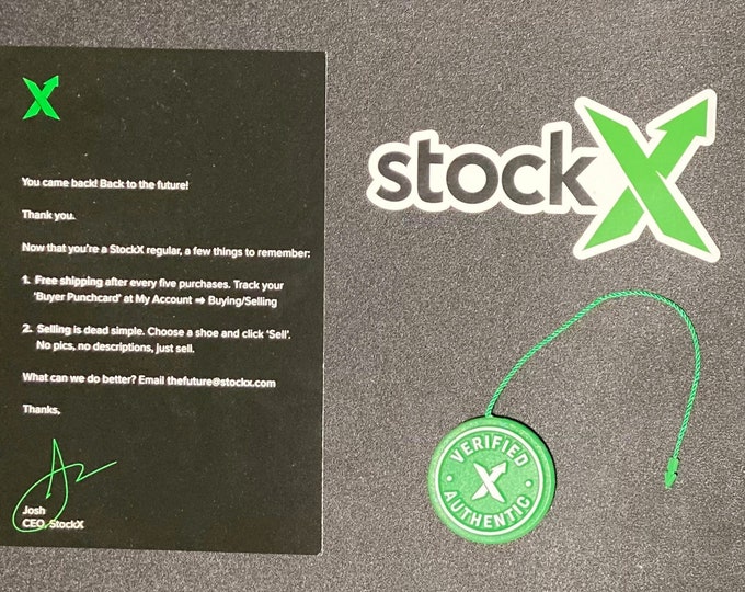Stockx VERIFIED AUTHENTIC Tag, Sticker,& Card Bundle - Etsy