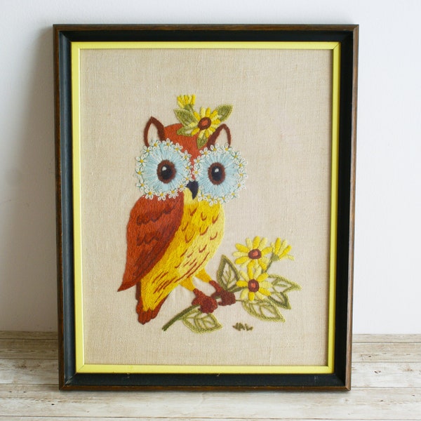 Embroidery Owl - Etsy