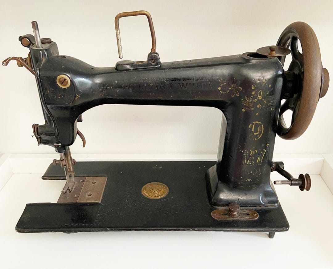 Antique Sewing Machine | Wheeler & Wilson Number 9 Model | 1800s ...