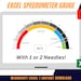 Speedometer Gauge Excel Template - Etsy