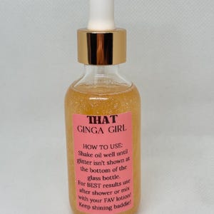 GLITTER BODY OIL - Etsy