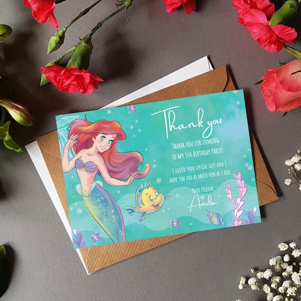 Ariel Card - Etsy