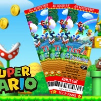 Mario Brothers Party - Etsy