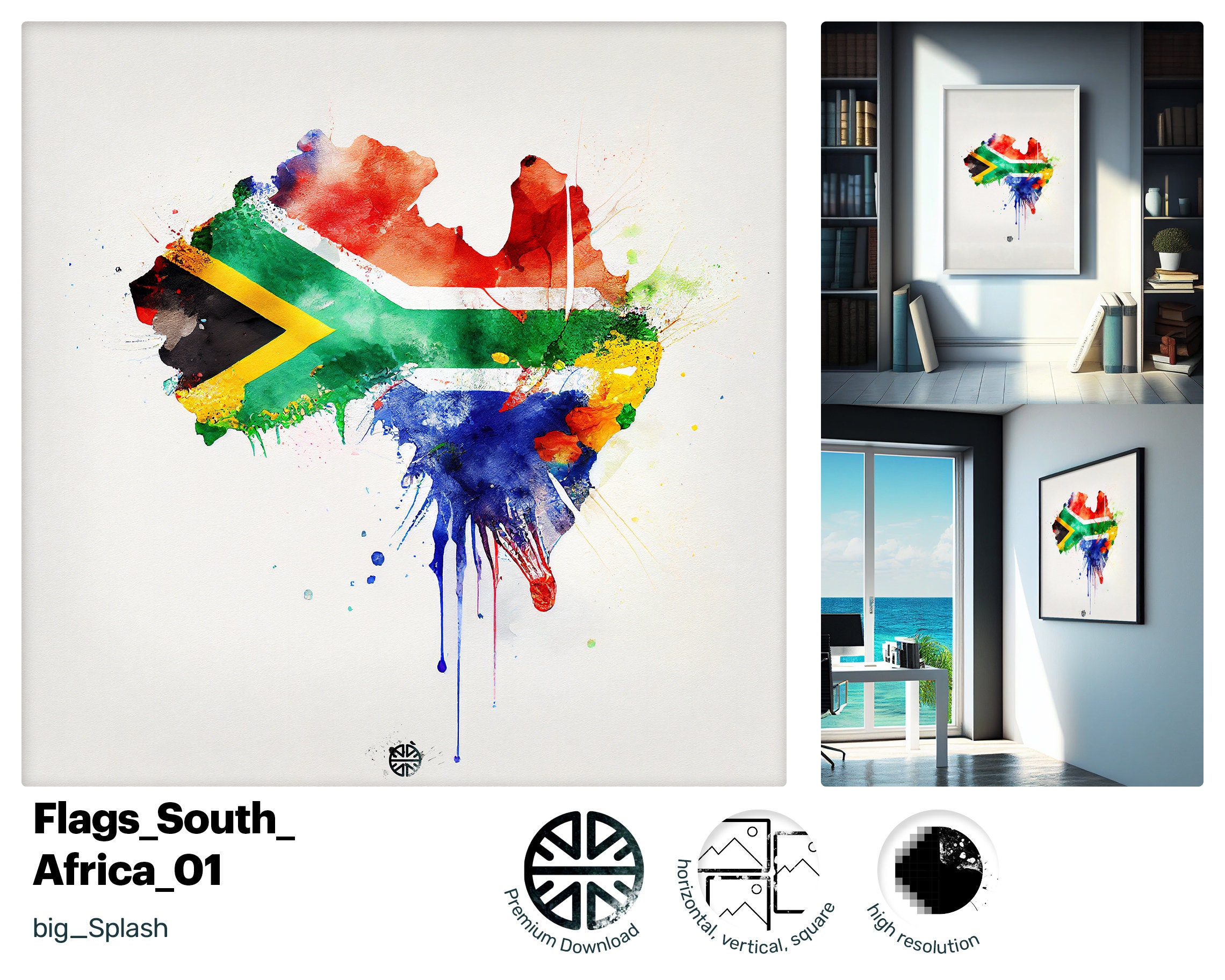 Soft Positive South African Flag, Exquisite Outstanding Downloadable ...