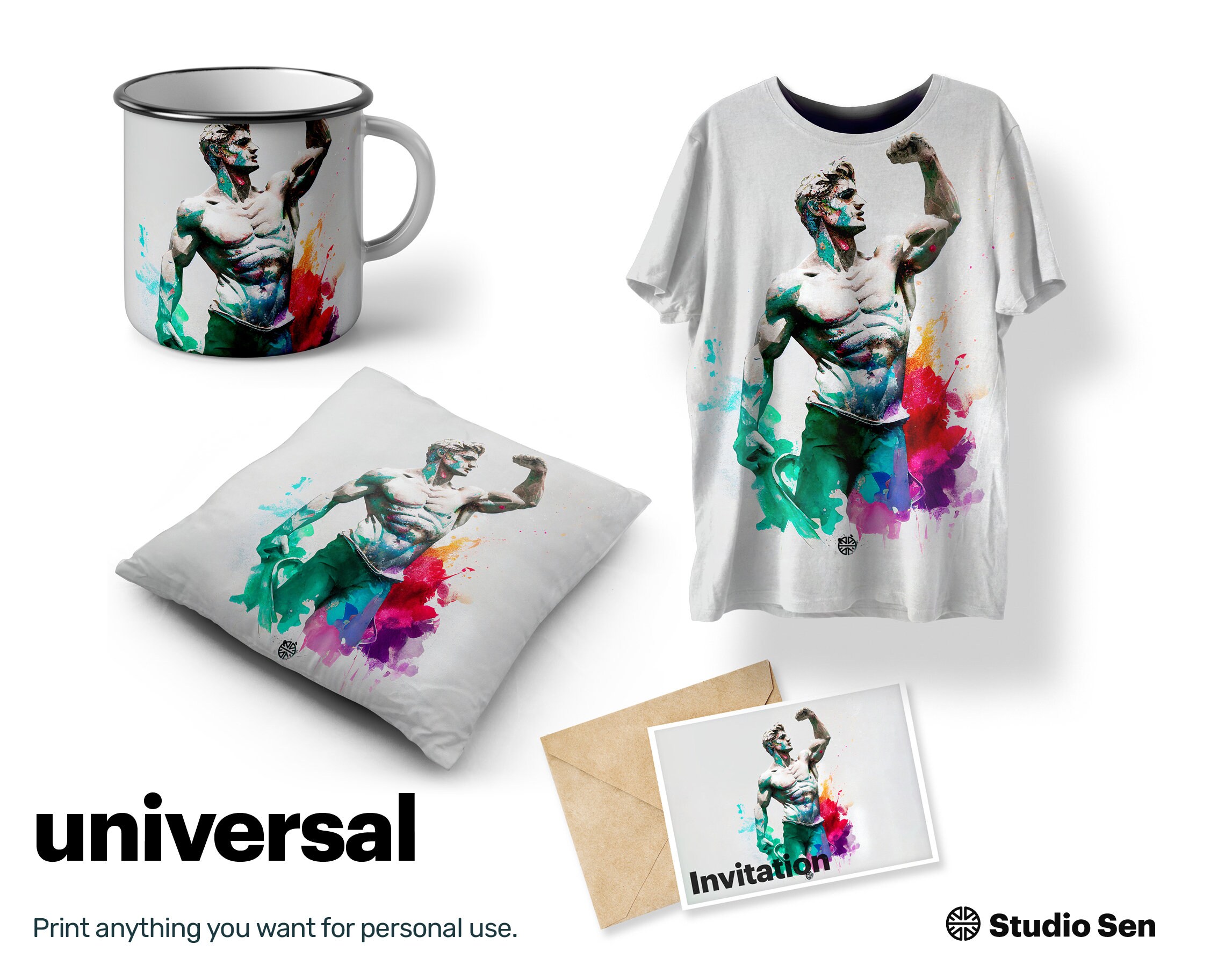 Florence, Renaissance Symbol, Sculpture, Calming Wall Art - Etsy