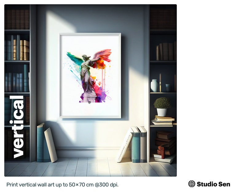 Victory Samothrace, Greek Symbol, Sculpture, Virtual Download - Etsy