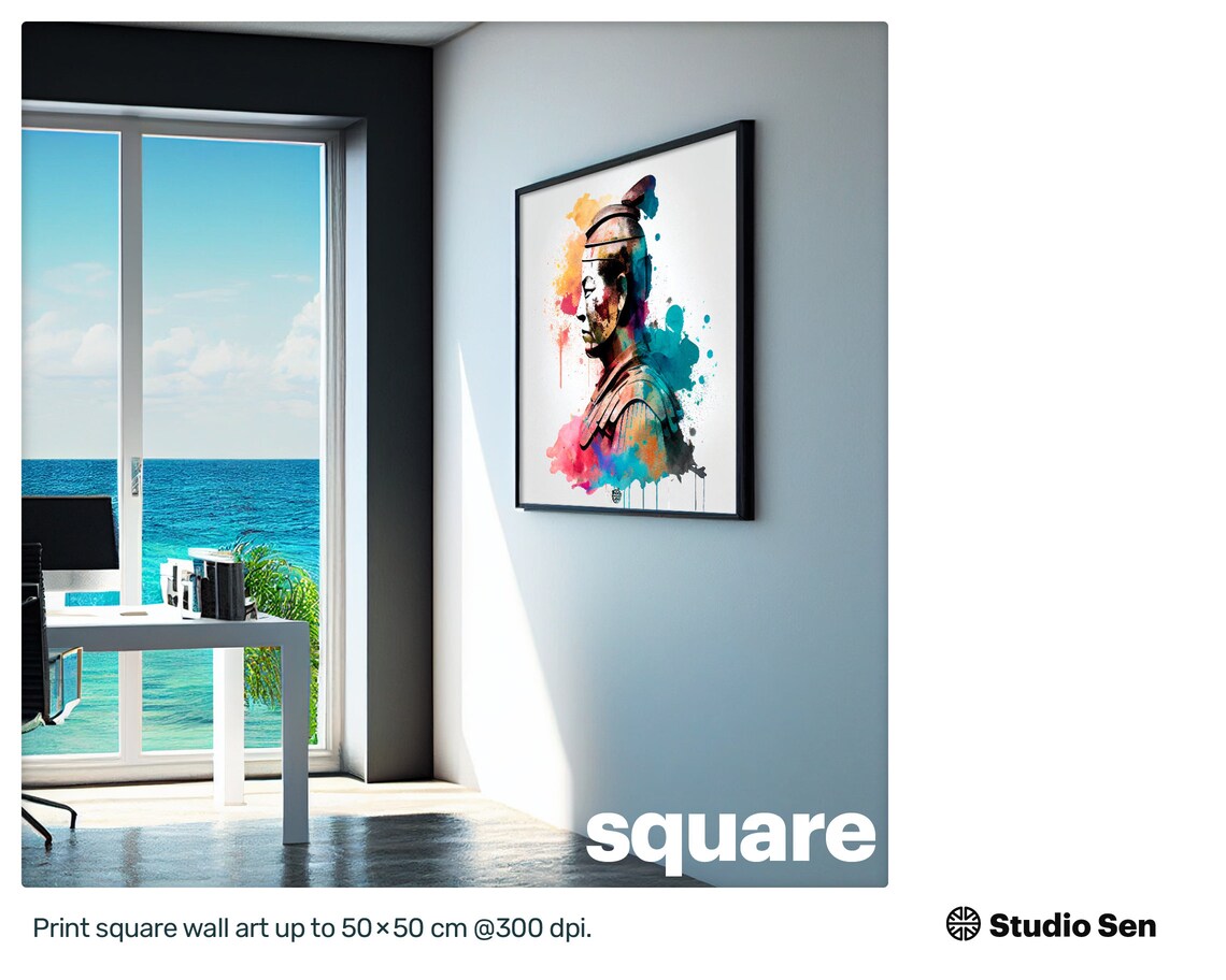 Loyal Glitzy Terracotta Army, Radiant Jazzy Graffiti Art, Funny Bright ...