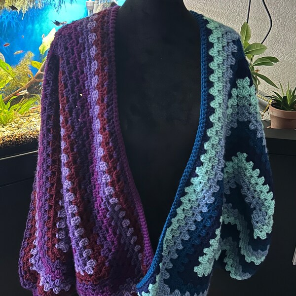 Hexagon Cardigan - Etsy