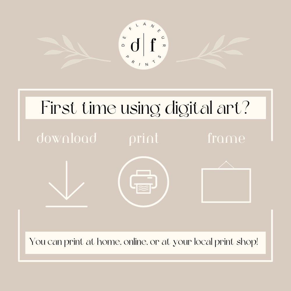 Thin Wavy Lines in Pen Wall Art | Digital Print - Etsy