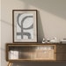 Abstract Dotted Line Art Print: Minimalist Modern Decor (digital ...