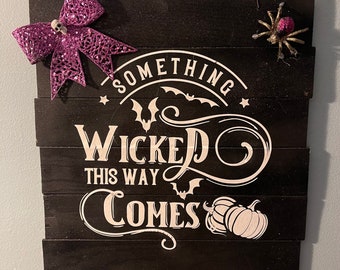 Wooden Wicked Sign - Etsy