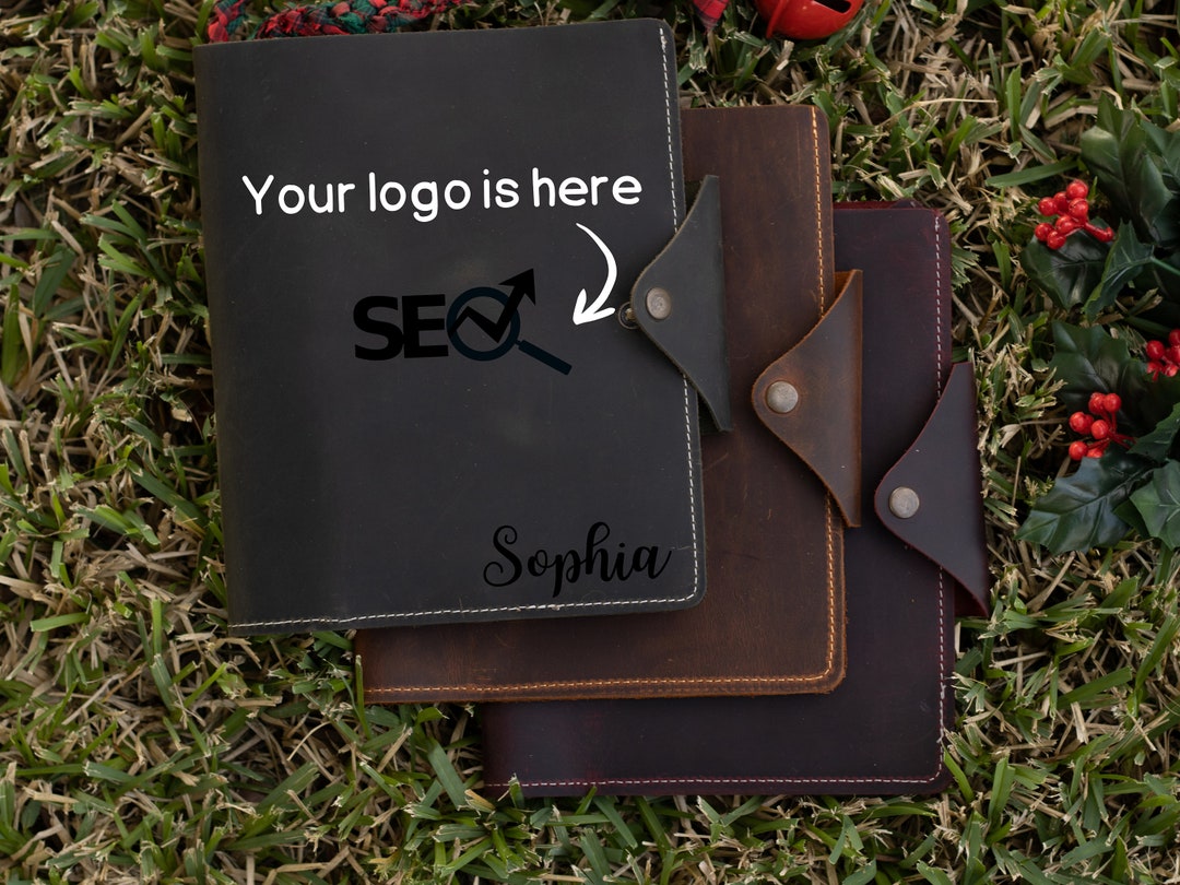 Custom Genuine Leather Padfolio, Personalized Gifts, Custom Logo ...