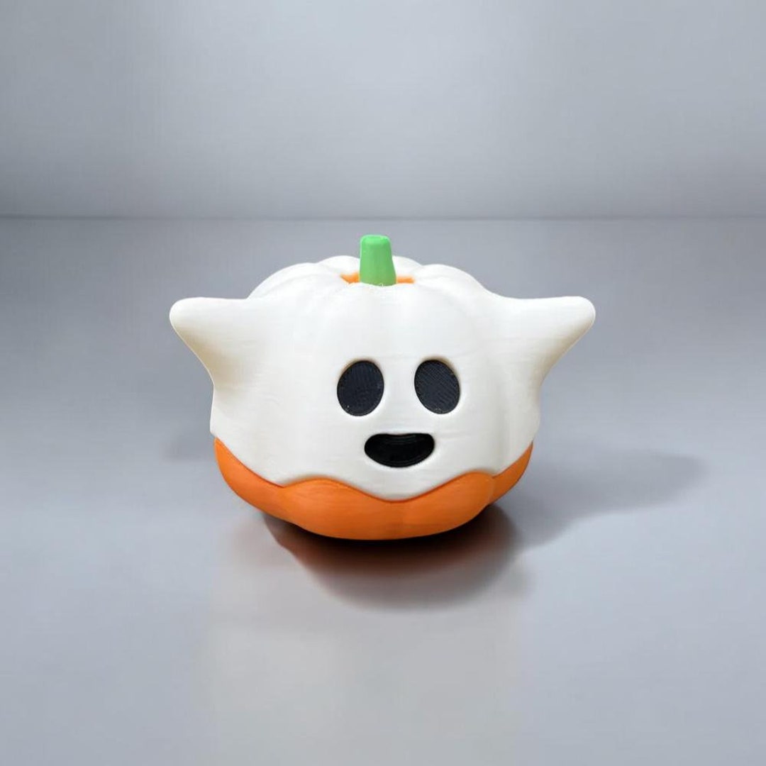 Pumpkin Ghost | Super Cute Figure | Fall Decorations | Halloween Gift ...