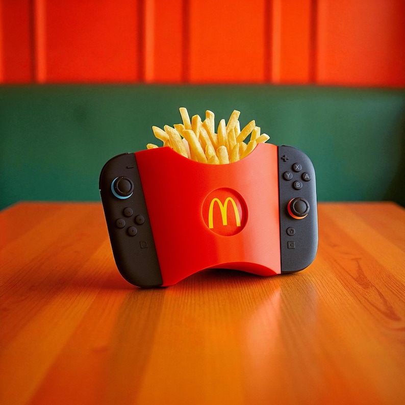 Gamifries Switch 2 Controller Grips: Meme-worthy Fry Container Design ...