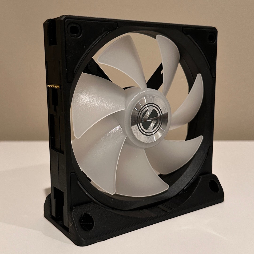 120mm PC Fan Stand | Display Holder | Customizable | 3D Printed - Etsy