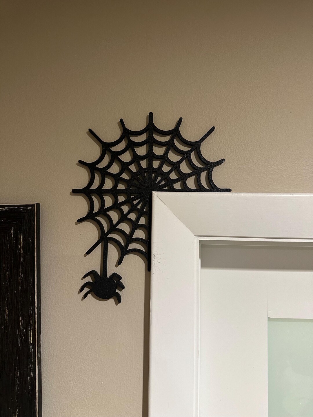 Spider Web Door Corner | Halloween Decoration | Home Decor - Etsy