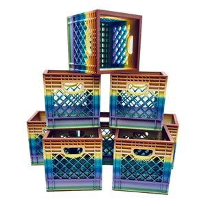 Mini Crate | Mini Organizer | Milk Crate | Fun Crate | Custom Crates - Etsy