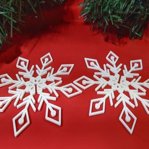 Flat Pack Snow Flake | Modern Snow Flake Decoration | Stocking Stuffer ...