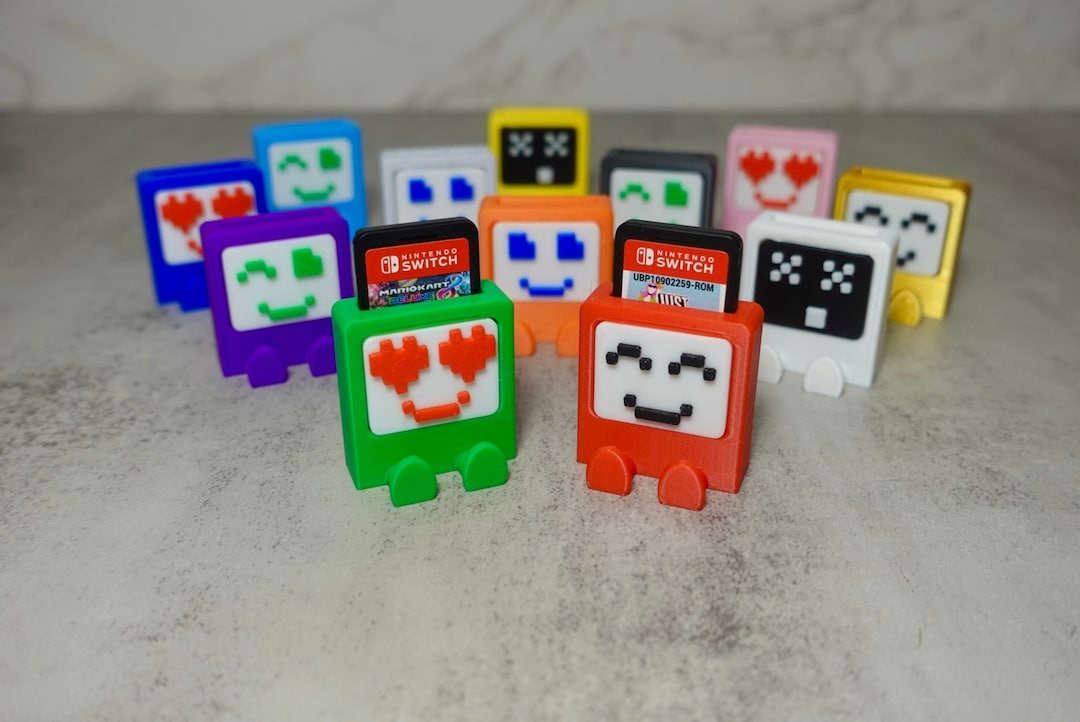 Smile Nintendo Switch Buddies Switch Game Holder Switch Media Display ...