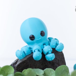 Articulated Baby Octopus | Fidget Toy | Desktop Toy - Etsy