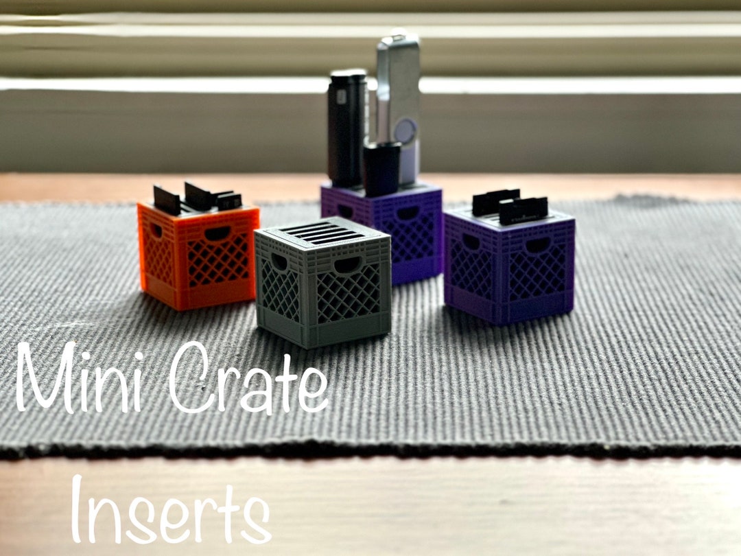 Mini Crate Organizer Inserts | Household Organizer | Desktop Organizer ...