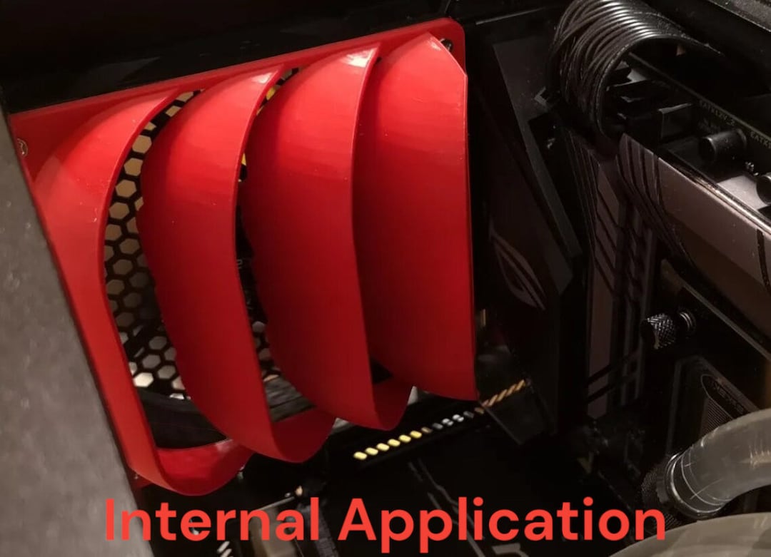 Internal 140mm PC Fan Deflector With Teeth Vortex Generators PC Fan ...