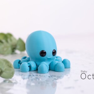 Articulated Baby Octopus | Fidget Toy | Desktop Toy - Etsy