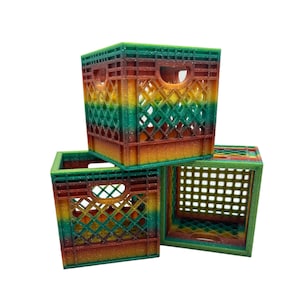 Mini Crate | Mini Organizer | Milk Crate | Fun Crate | Custom Crates - Etsy
