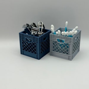 Mini Crate | Mini Organizer | Milk Crate | Fun Crate | Custom Crates - Etsy