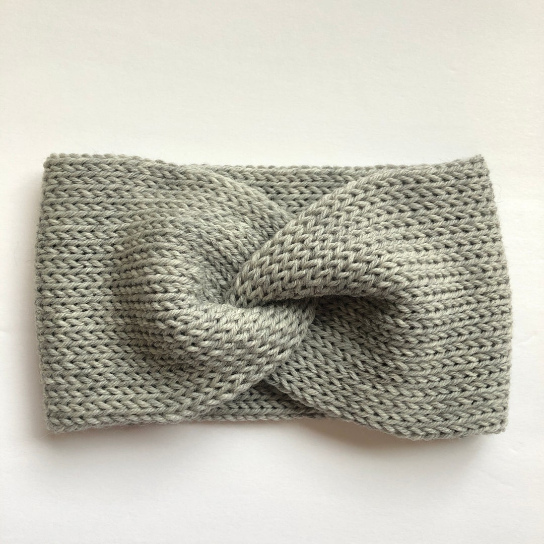 Womens Twist Knit Ear Warmer Head Band Custom Colors Machine Knit Etsy