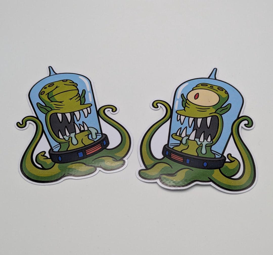 Kang and Kodos Decal Sticker - Etsy