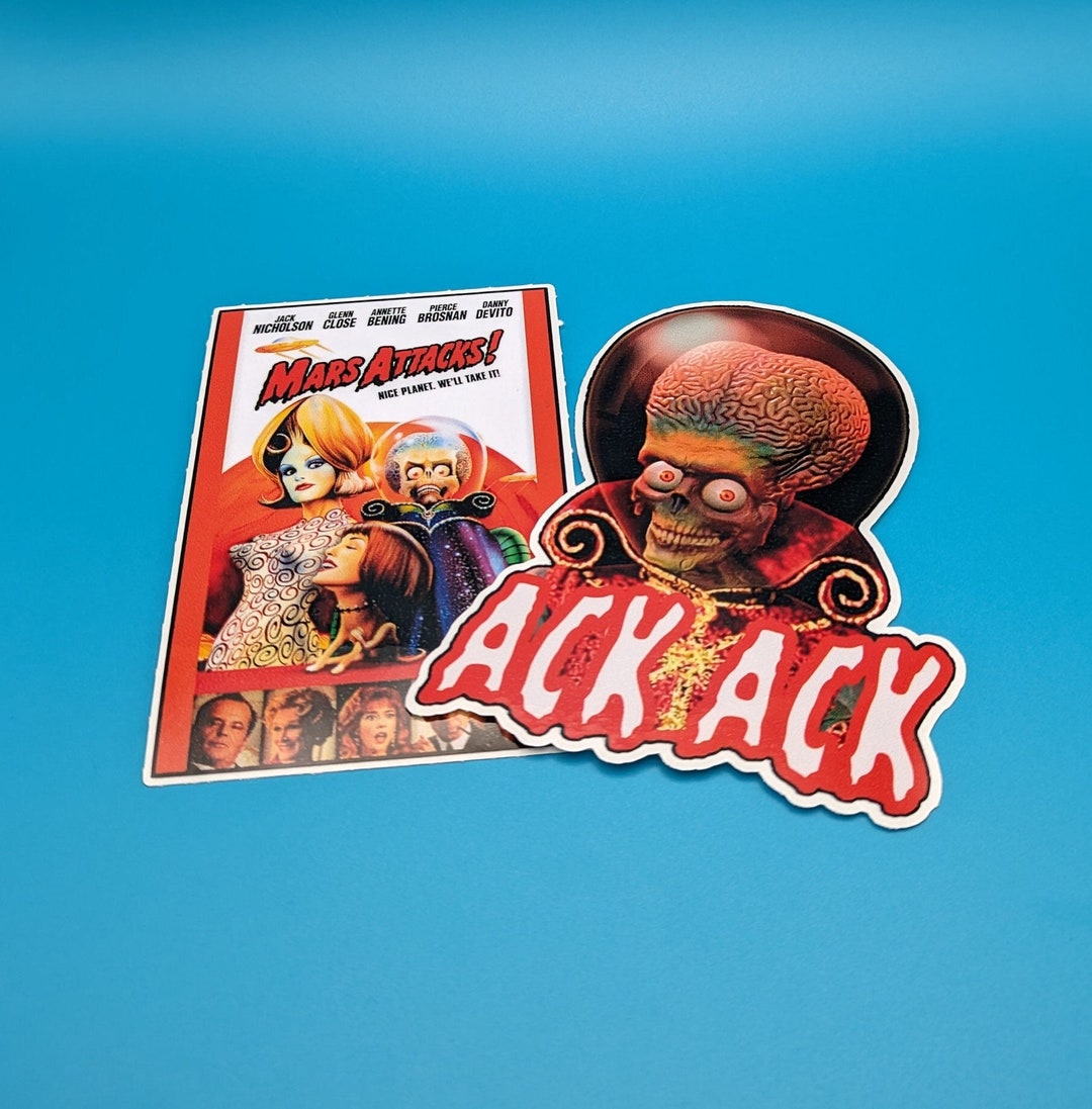 Mars Attacks! Decal Sticker - Etsy
