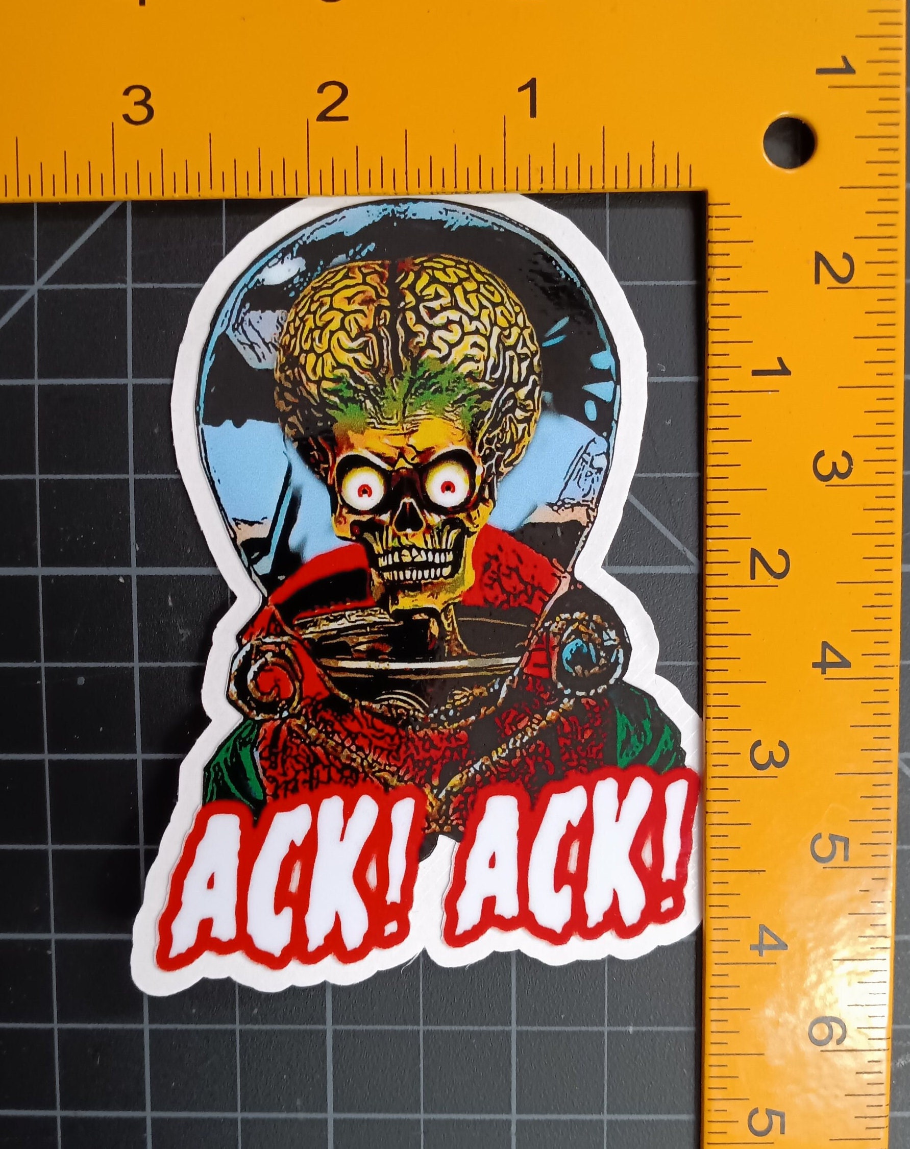 Mars Attacks Decal Sticker - Etsy
