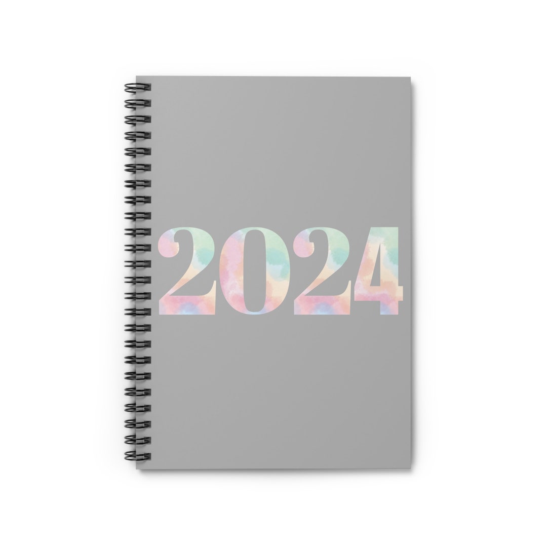 2024 Notebook 2024 Pastel Notebook 2024 Watercolor Notebook - Etsy ...