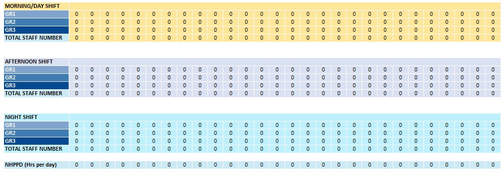 Professional Excel Roster Template: Efficient Rotating Shift - Etsy ...