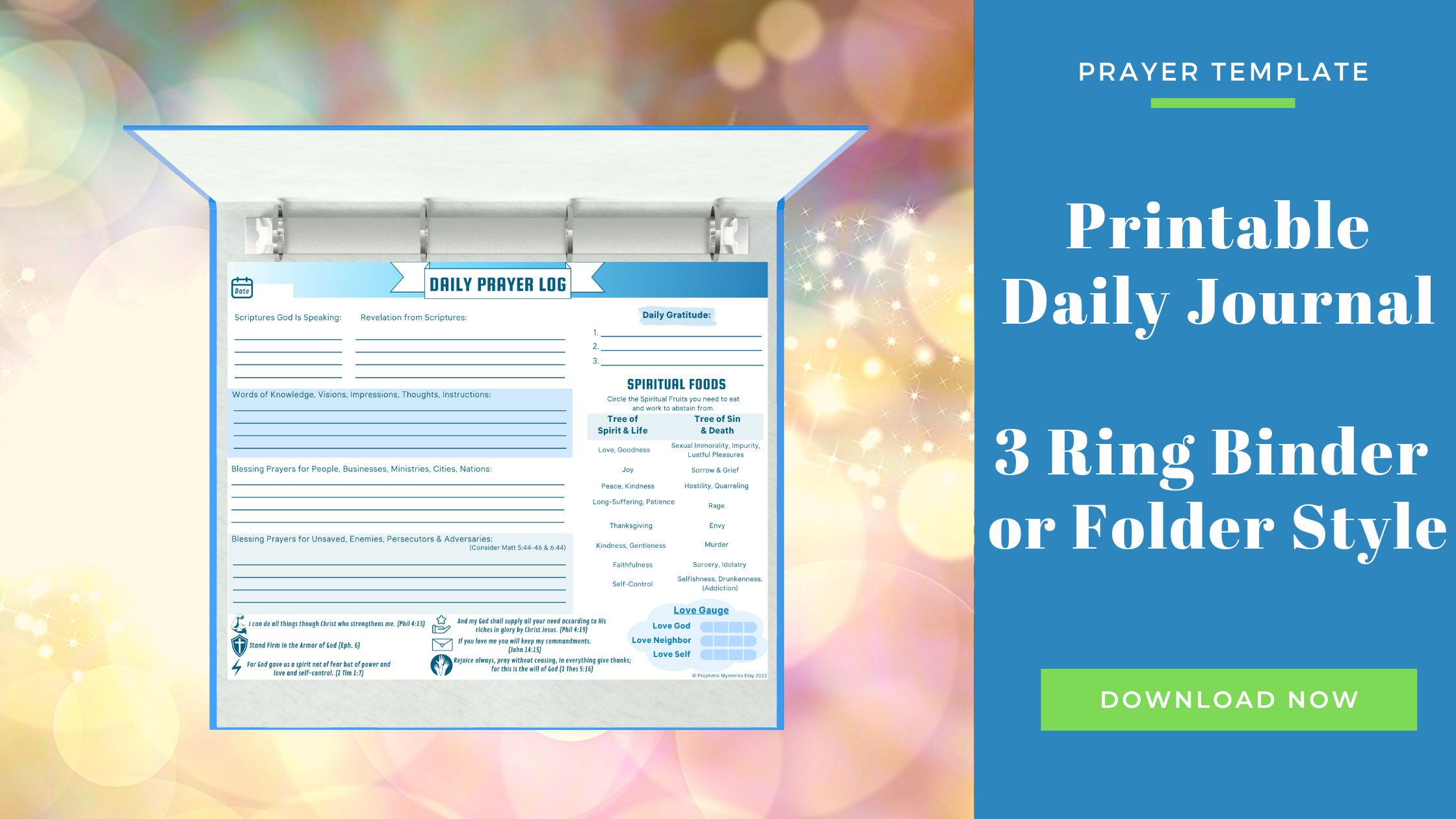 Men's Daily Prayer Journal | Printable Daily Christian Journal | DIY ...