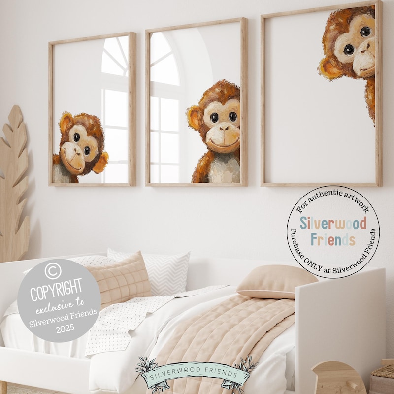Monkey Nursery Decor - Etsy