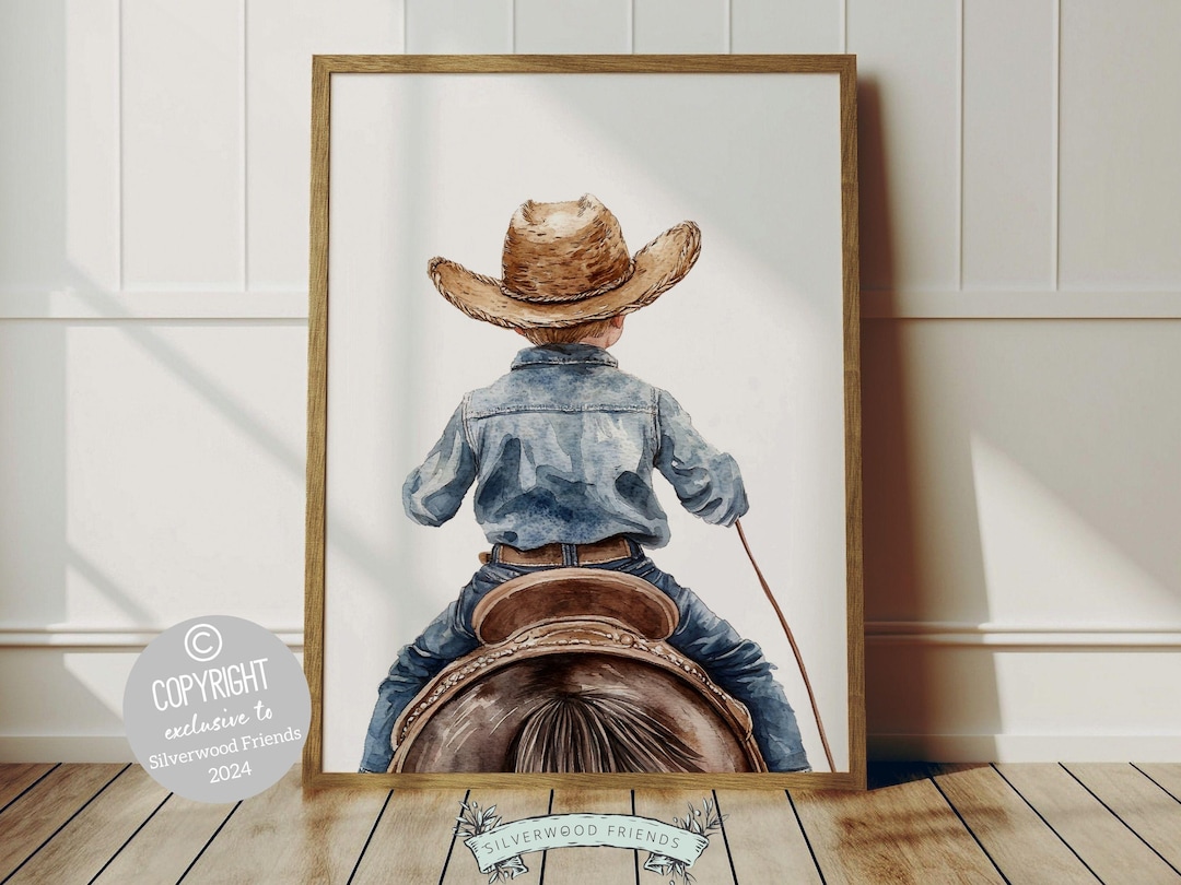 Cowboy Nursery Print, Cowboy Nursery Decor, Baby Boy Western Nursery ...