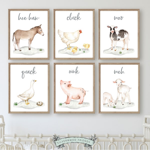 Farm Animals Nursery - Etsy