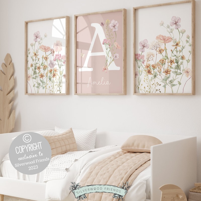 Wildflower Custom Wallart - Etsy