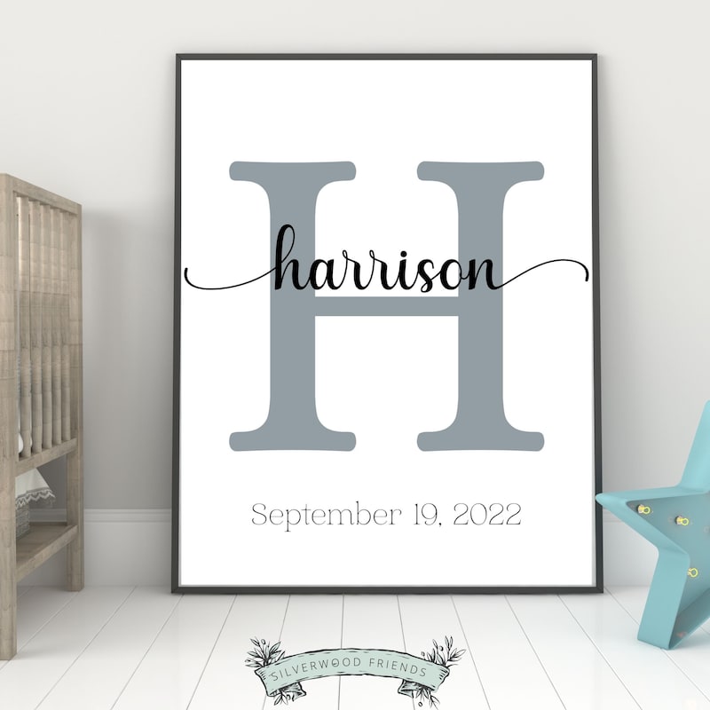 Initials for Nursery - Etsy