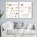 Farm Alphabet and Numbers Print, Farm Animals Nursery Wall Art, Farm ...