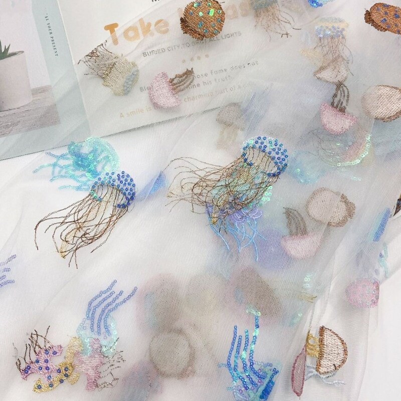 Jellyfish Fabric - Etsy