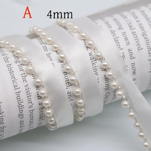 Pearl Trim, Pearl Ribbon, Pearl Sewing Lace Trim, Pearl Trimming ...