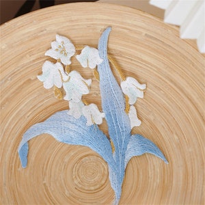 Beautiful Flower Patch, Lily of the Valley Sew on Patch, Bouquet Floral ...